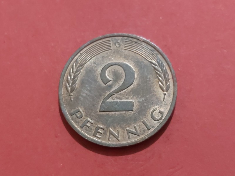 Nemačka - 2 pfennig 1995 god G