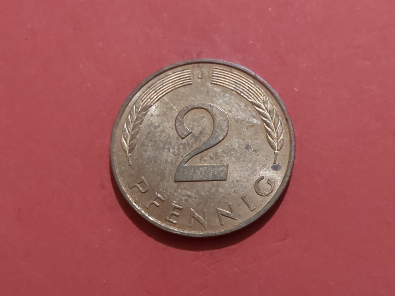 Nemačka - 2 pfennig 1995 god J