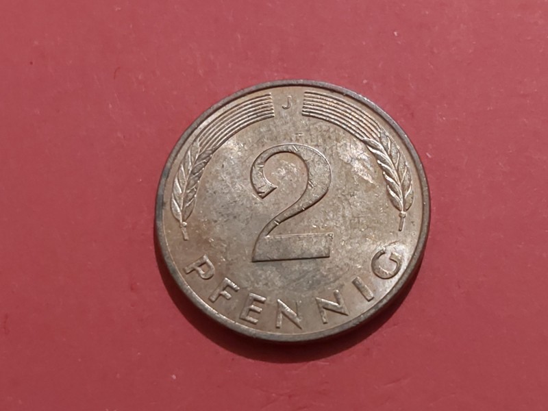 Nemačka - 2 pfennig 1996 god J