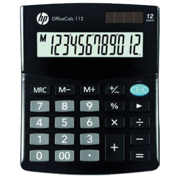 FELLOWES Komercijalni kalkulator 12 mesta HP-OC 112/INT BX crni