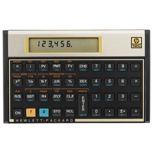 FELLOWES Finansijski kalkulator HP-12C /INT crni