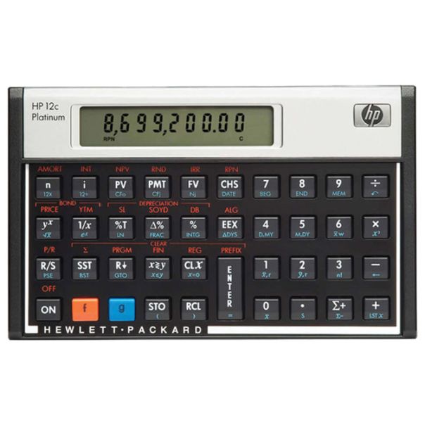 FELLOWES Finansijski kalkulator HP-12C PLATINUM /INT crni