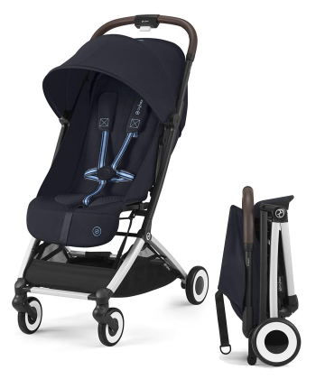 Cybex Orfeo kolica za decu do 22 kg Silver frame - Dark Blue&Navy Blue