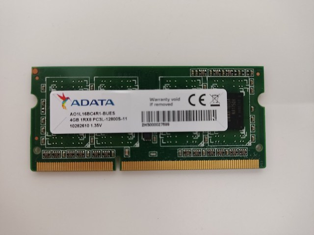 Laptop memorija DDR3L 4GB Adata