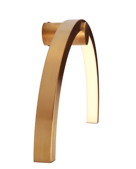 MaxLight TRIO ARC Brushed Gold Zidna