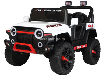 Auto na akumulator OFF-ROADER Rubicon beli (TS-09-2R beli)