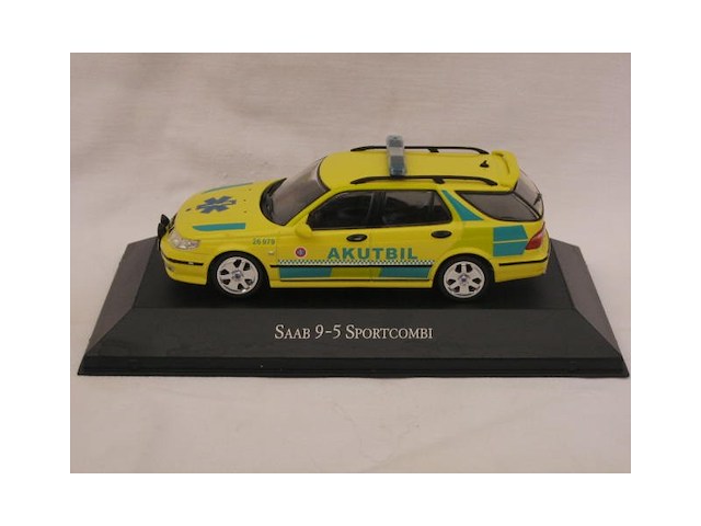 1:43 atlas saab 9-5 sportcombi