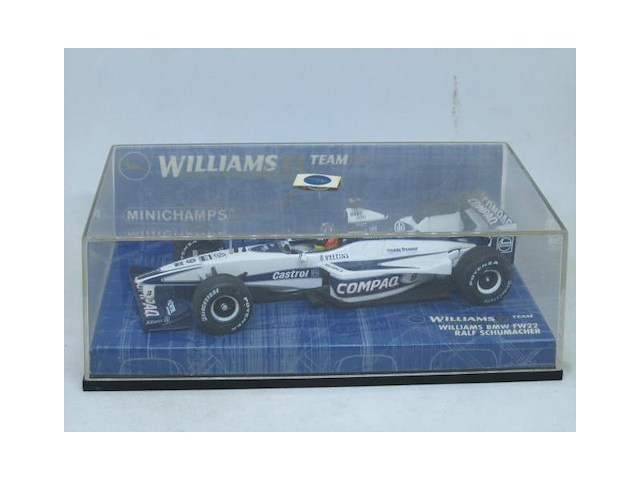 1:43 minichamps williams FW22 BMW