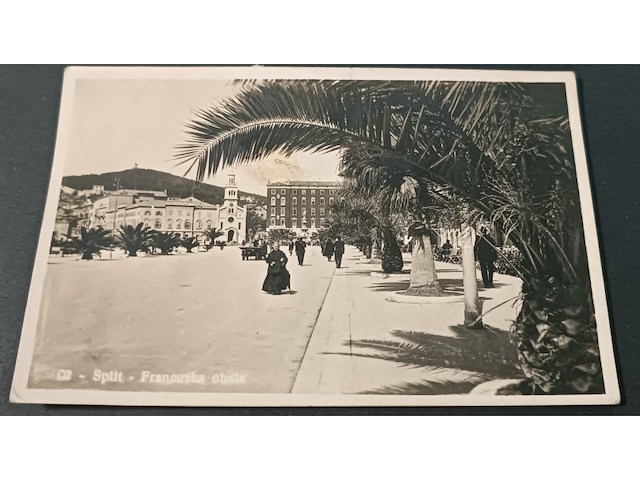 Razglednica,Split,Francuska obala...1930