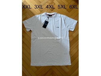 Armani bela muska majica XXL 3XL 4XL 5XL 6XL A32