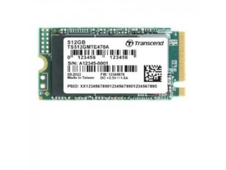 TRANSCEND 512GB M.2 2242 (TS512GMTE470A) PCIE GEN3X4 NVME SSD DISK