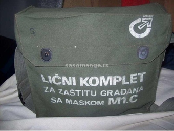 Lični komplet za zaštitu građana sa maskom M1.C sa torbom