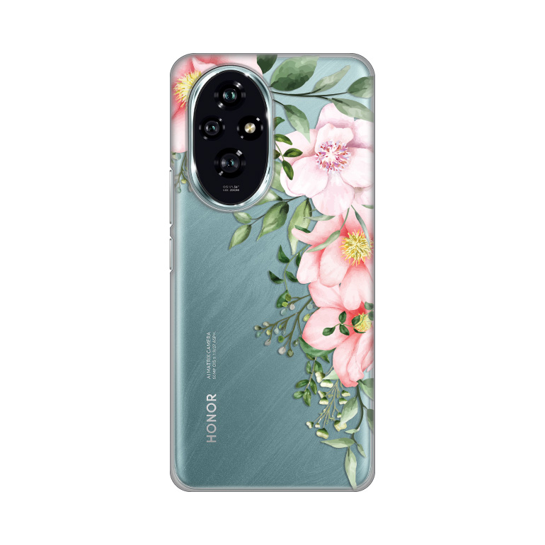 Maska Silikonska Print Skin za Honor 200 Gentle Rose Pattern