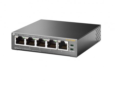 TP-LINK PoE Switch 5x RJ45 TL-SF1005P