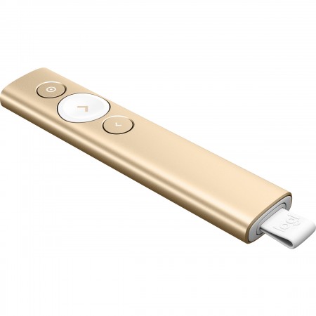 LOGITECH Spotlight Presentation Remote Gold New