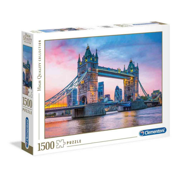 Clementoni puzzle 1500 hqc tower bridge sunset