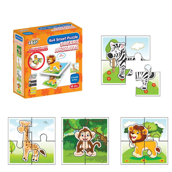 Set 4 puzzle - Safari životinje