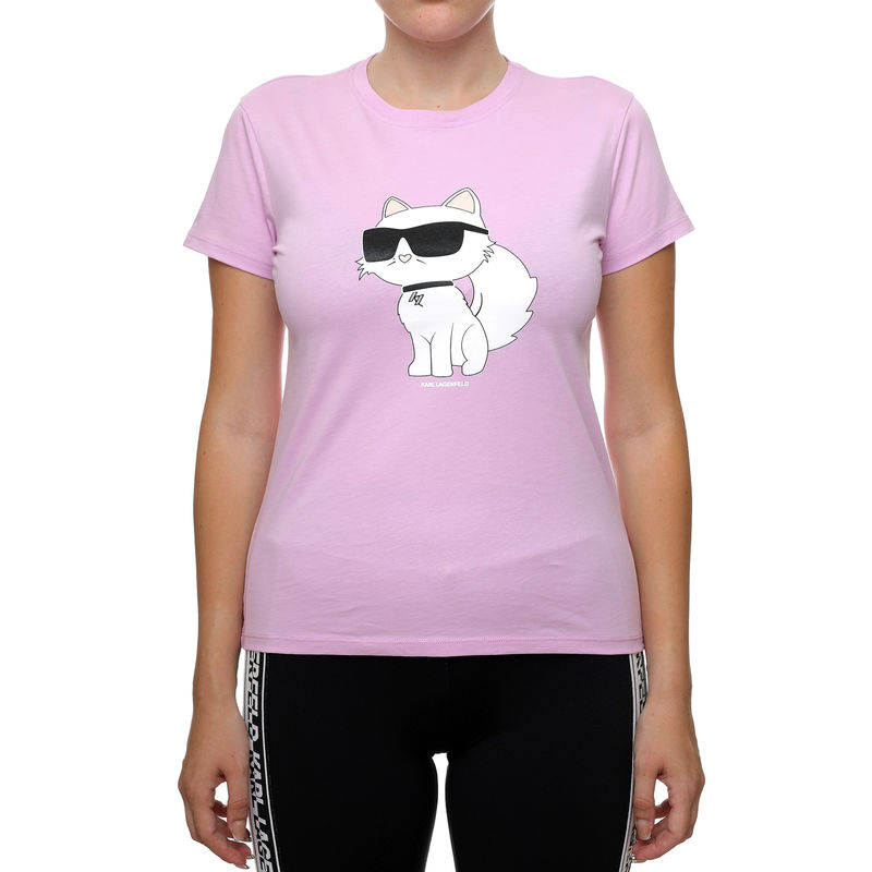 Ženska majica Karl Lagerfeld ikonik 2.0 choupette t-shirt