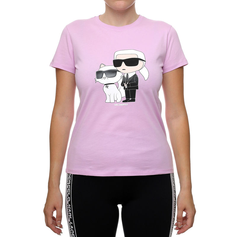 Ženska majica Karl Lagerfeld ikonik 2.0 t-shirt