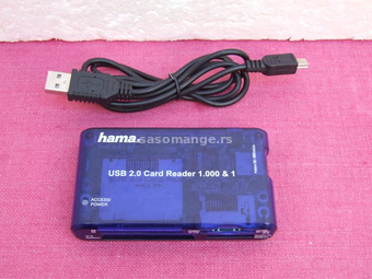 Hama USB 2.0 Card Reader 35 in 1 Citac kartica + GARANCIJA