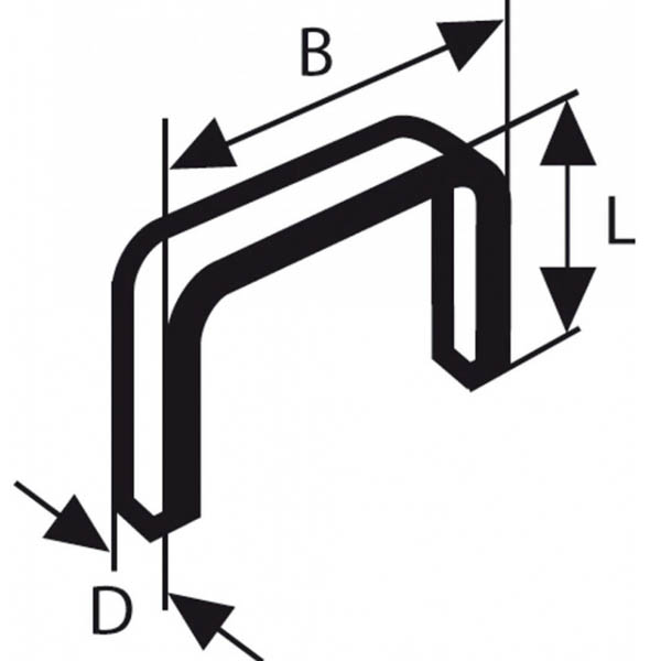 Bosch spajalice 11.4×0.74x8mm tip 53