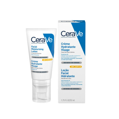 CeraVe Hidratantna nega za lice SPF 25 za normalnu i suvu kožu, 52 ml