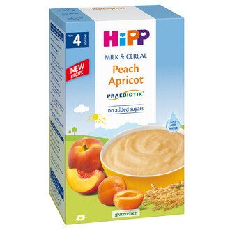 Hipp instant kašica mlečna breskva i kajsija 250 g