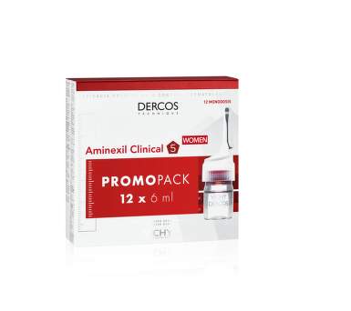 Vichy Dercos Aminexil Ampule protiv opadanja kose za žene, 12 x 6 ml PROMO