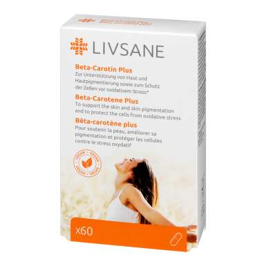 LIVSANE Beta-karoten plus 60 kapsula