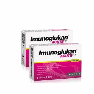 Imunoglukan P4H Acute, 5 kapsula DUOPACK