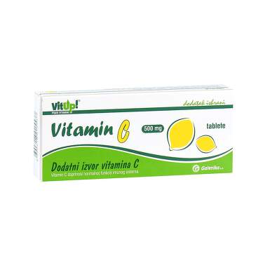 Vitamin C 500 mg 20 tableta