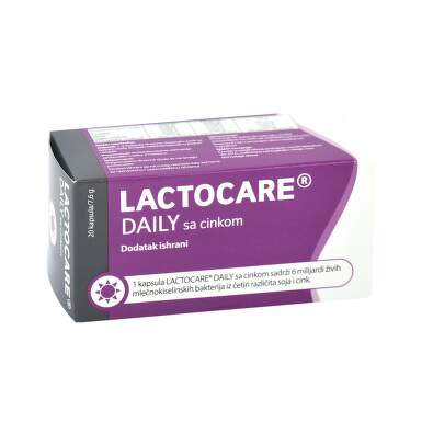 Lactocare Daily sa cinkom 20 kapsula