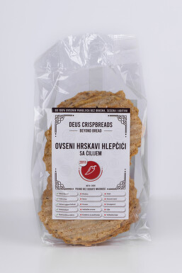 Deus Crispbreads Ovseni hlepčići sa čilijem 200g