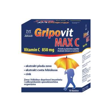 Gripovit MAX C 10 kesica