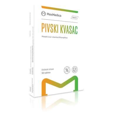 MaxMedica Suvi pivski kvasac 30 tableta