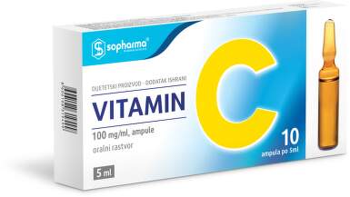 Vitamin C 500 mg 10 ampula za oralnu primenu