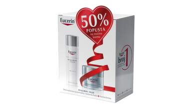 Eucerin Box Hyaluron-Filler Dnevna krema za normalnu i mešovitu kožu+Noćna krema sa 50% popusta