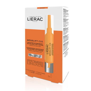 Lierac Mesolift C15 anti-age koncentrat za blistavost kože 2x15 ml