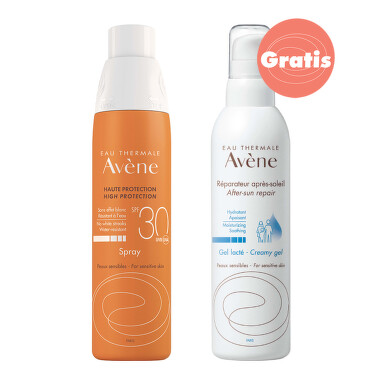 Avene Sun Sprej SPF 30 200 ml + Krem-gel posle suncanja 200 ml Gratis