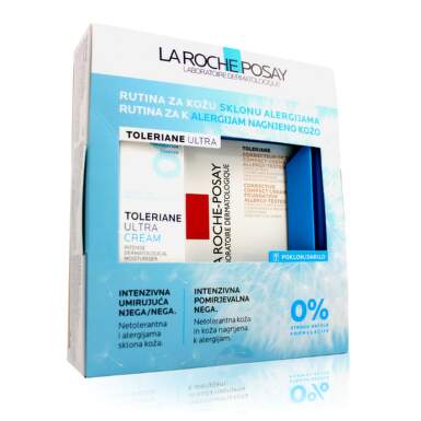 La Roche-Posay set Toleriane Ultra krema 40 ml + kompaktni kremasti puder 9g