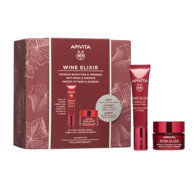 Apivita Wine Elixir Lifting krema za područje očiju i usta 15ml + Lifting Lagana krema 15ml promo