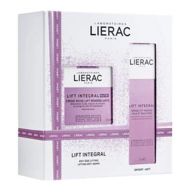 Lierac Set Lift Integral Bogata krema, 50 ml + Serum za predeo oko očiju, 15 ml