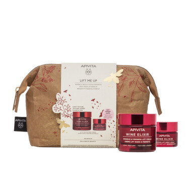 Apivita Promo Set Wine Elixir Lagana lifting krema, 50 ml + Obnavljajuća lifting noćna krema, 15 ml