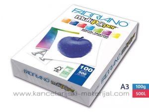 FABRIANO Multipaper A3 papir 100g, 500 lista