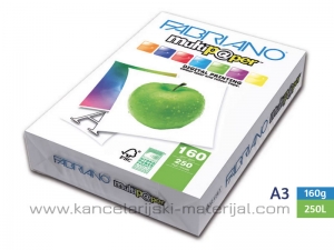 FABRIANO Multipaper A3 papir 160g, 250 lista