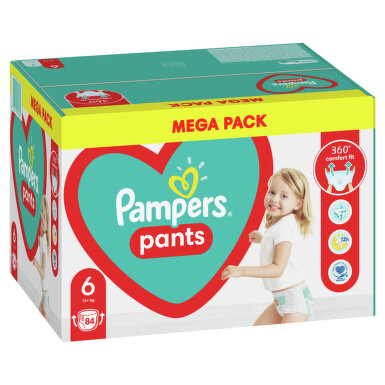 Pampers Pants MB 6 Extra Large pelene, 84 komada