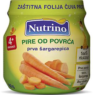 Nutrino pire od povrća prva šargarepa 80 gr