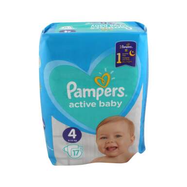 Pampers Active 4 maxi 17 komada