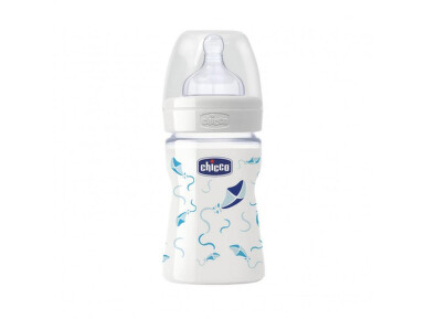 CHICCO boca staklena giotto 0+ dečaci 150 ml