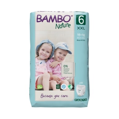 Bambo Nature Gaćice 6 18 komada, 18+ kg